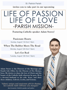 Parish Mission! – St. Patrick